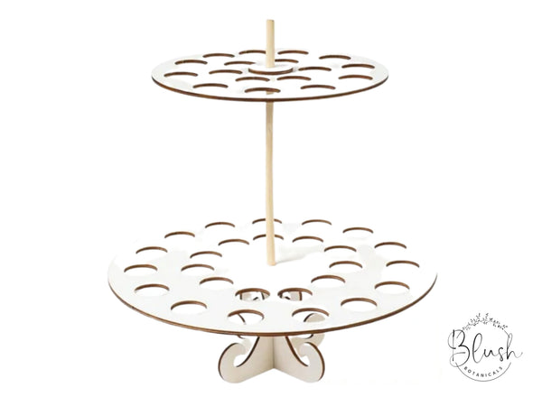 Two Tier Circle Confetti Cone Stand – BlushBotanicals